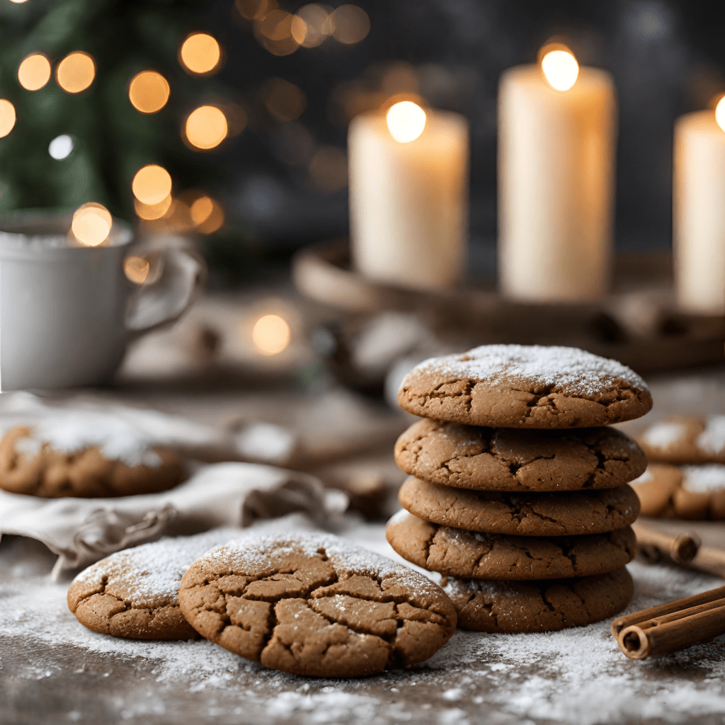 Yuletide Glow Molasses Cookies - Basil & Salt Magazine