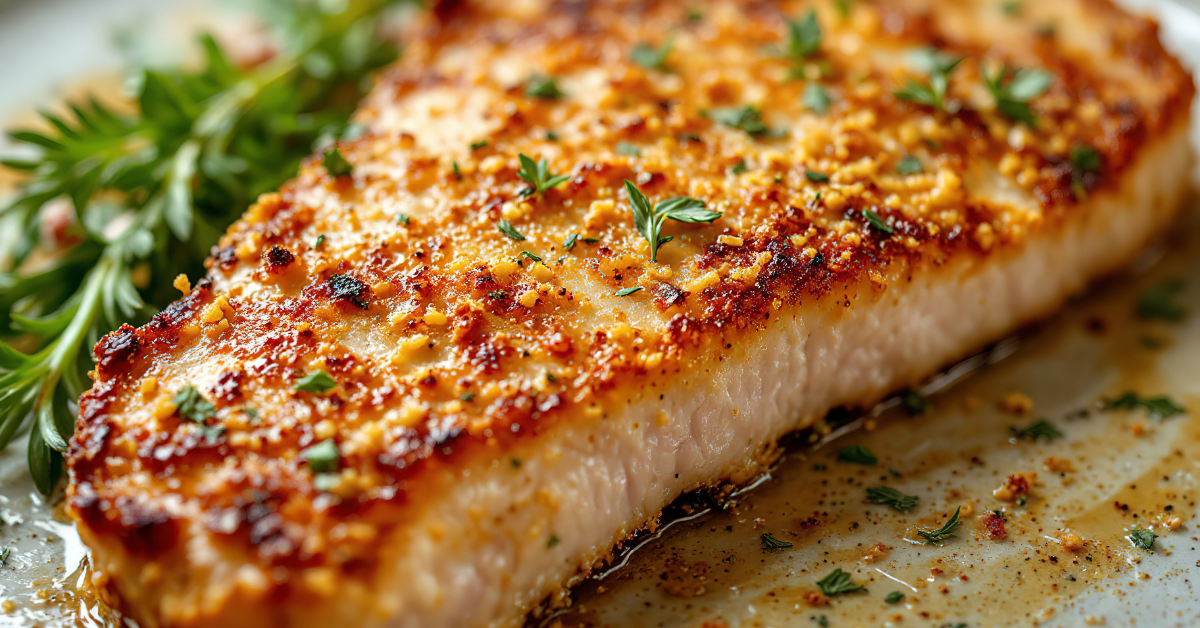 Crispy Parmesan Pork Cutlets with Lemon Herb Butter - Basil & Salt Magazine